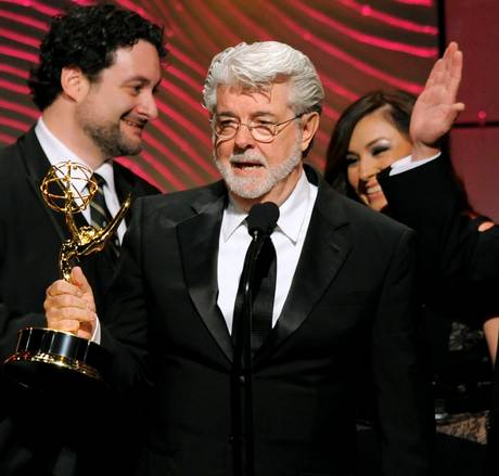 George Lucas wins first Emmy award for Star Wars: Clone Wars