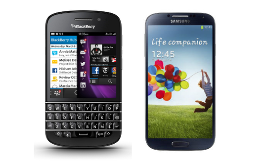 BlackBerry Q10 hot favourite in UAE along with Samsung S4