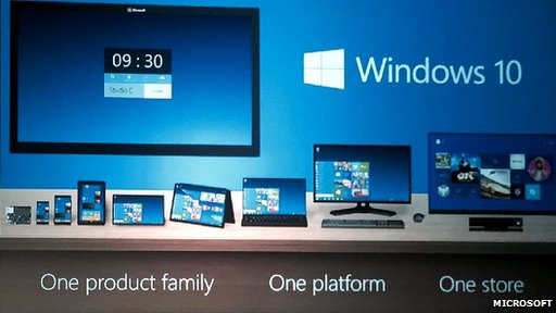 Microsoft unveils Windows 10 operating system
