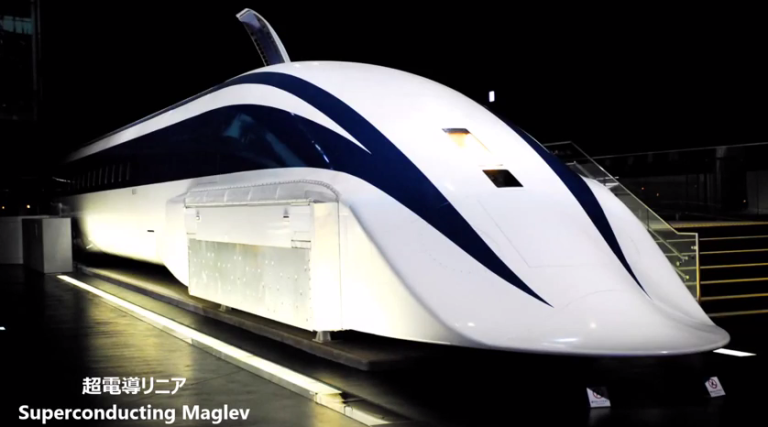 Japan’s levitating train hits 311mph in first public tests