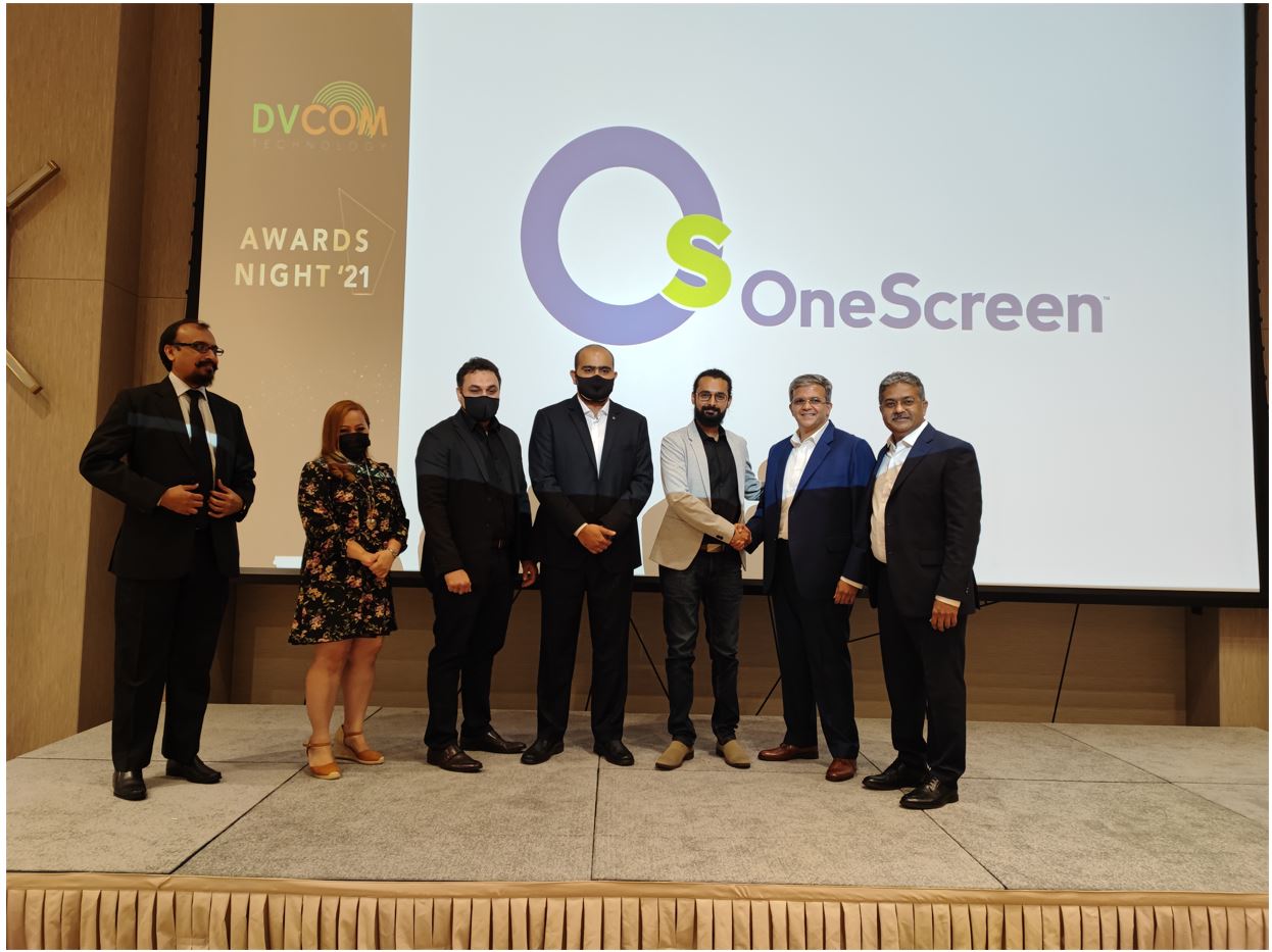DVCOM Signed as Exclusive Distributor for OneScreen In The UAE Honours Top Partners in Exclusive ...
